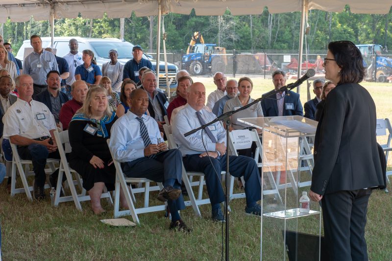 Ribbon-cutting celebrating the completion of the Luce Bayou Interbasin ...