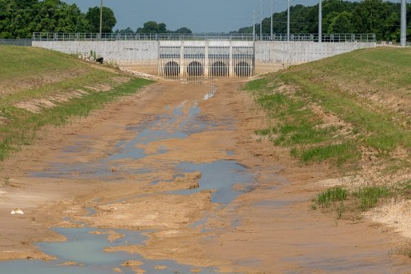 Ribbon-cutting celebrating the completion of the Luce Bayou Interbasin ...