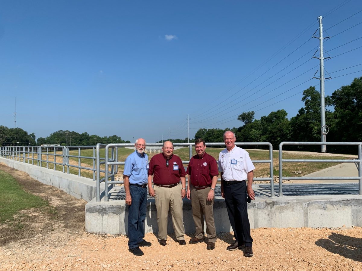 Ribbon-cutting celebrating the completion of the Luce Bayou Interbasin ...