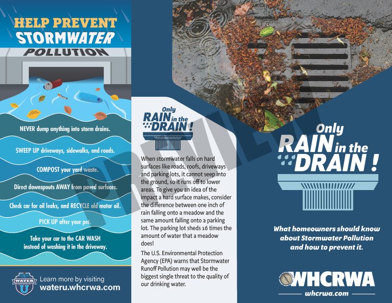 Inserts & Brochure Order Form - West Harris County Regional Water Authority